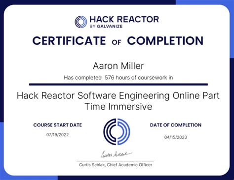 Aaron Miller On Linkedin Hackreactorgrad Softwareengineering