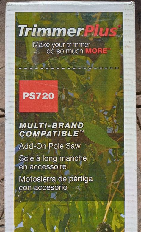 Trimmer Plus Pole Saw Attachment Gas Trimmer Model PS720 Multi Brand Compatible EBay