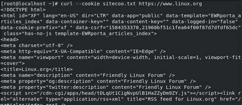 The Curl Command In Linux LinuxForDevices