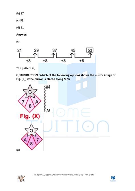 Cbse Class 3 Maths Logical Reasoning Worksheet Free Pdf Home Tution