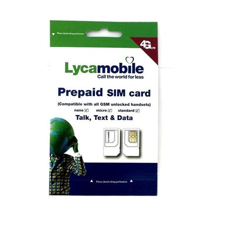 Lycamobile Unlimited Plan 40 Starter Pack Big W