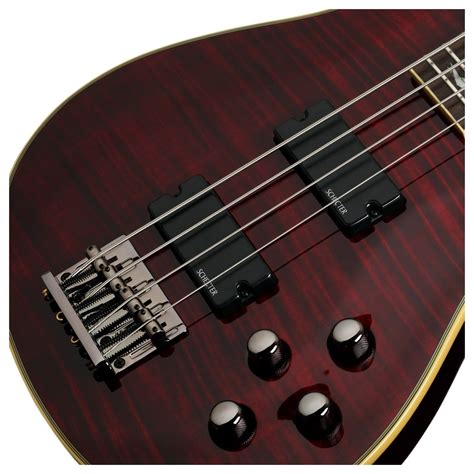 Schecter Omen Extreme-4 Bass, Black Cherry at Gear4music