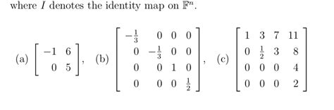 solved for each matrix a below find eigenvalues for the