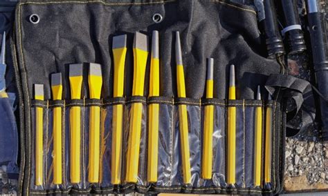 Different Tools To Chisel Concrete By Hand And With Power Tools