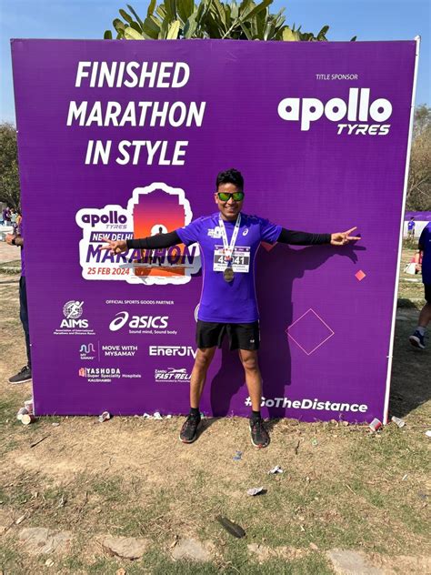 Akram Ansari On Linkedin Today New Delhi Full Marathon 42192 Kms
