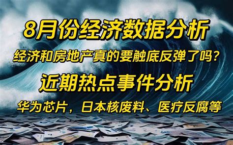 8月份经济数据分析，经济和房地产真的要触底反弹了吗？ 孙大圣齐天大圣的大圣 孙大圣齐天大圣的大圣 哔哩哔哩视频