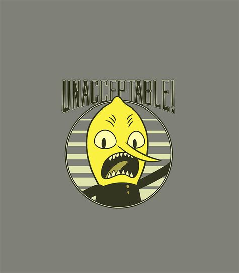 Cn Adventure Time Lemongrab Unacceptable Digital Art By Amenb Falyn