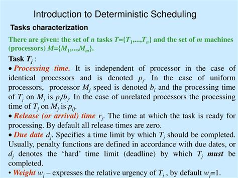 Ppt Deterministic Scheduling Powerpoint Presentation Free Download Id4887973