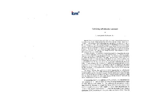 Pdf Calculating Self Referential Statements