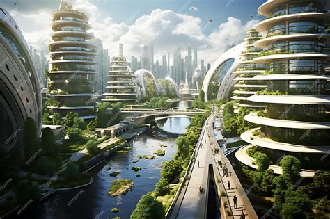 Premium Photo Sustainable Urban Planning And Design Future Vision