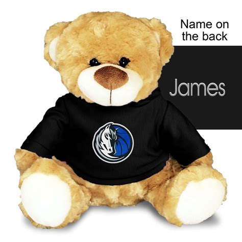 Personalized Plush Teddy Bear Nba Mavericks Plush Adorable Stuffed Toy Bear Perfect For