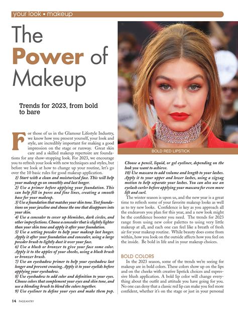 The Power Of Makeup Pageantry Magazine