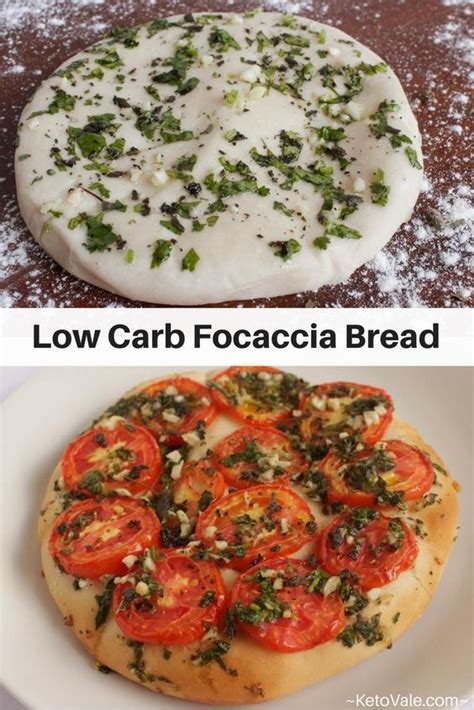 Keto Focaccia Bread With Garlic And Herbs Ketovale Recipe Focaccia Bread Low Carb Recipes