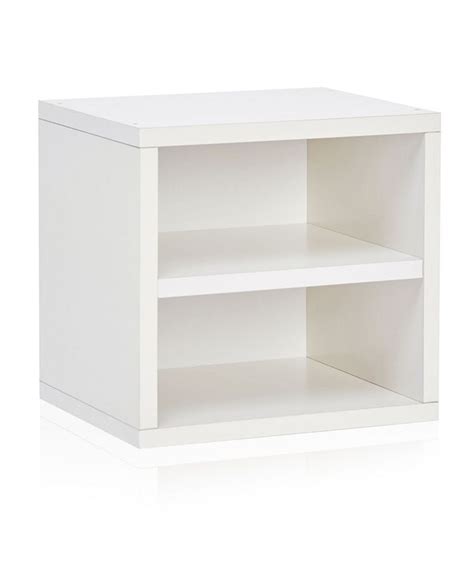Way Basics Eco Stackable Connect Storage Cube With Shelf And Cubby Organizer Macys