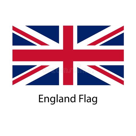 England Flag Hand Drawing Illustration Vector Based Drawing Stock