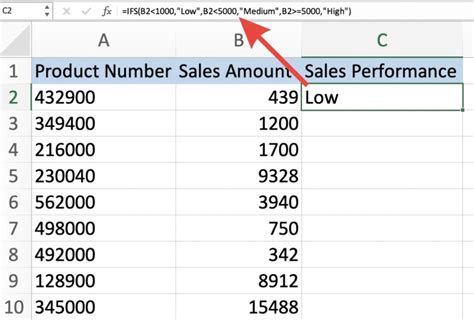 Understanding The Ifs Function In Excel With Examples Myexcelonline