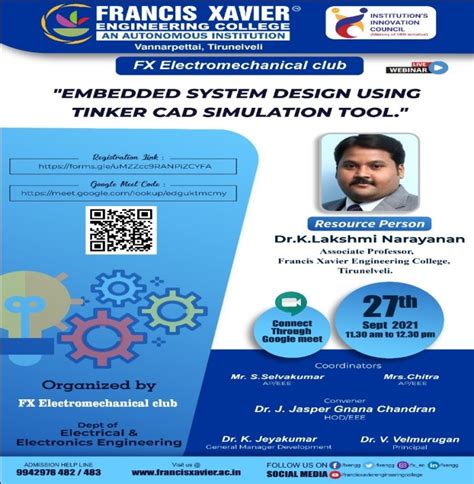 Embedded System Design Using Tinker Cad Simulation Tool News And Events
