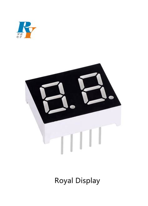 20mm Pixel Led Segment Display Cc Polarity 2 Digit 0 4 Inch Indoor