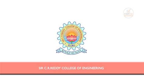 Sir C R Reddy College Of Engineering Invited Applications From Eligible