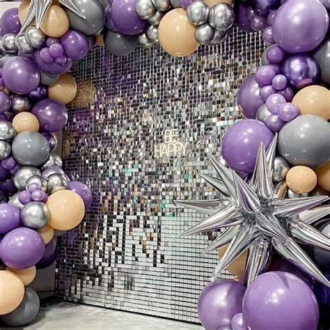 12pcs Shimmer Sequin Backdrop Wall Panels Great Events Birthday Party