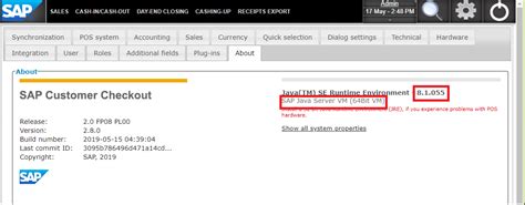 Sap Customer Checkout Supports Sap Jvm Sap Community