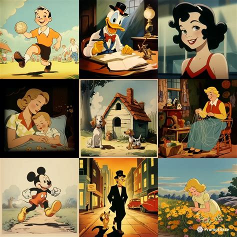 Vintage Animations Midjourney Prompt Promptbase