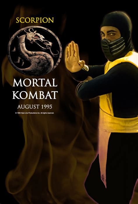 Mortal Kombat 1995 Scorpion By Ryukanglivesagain On Deviantart