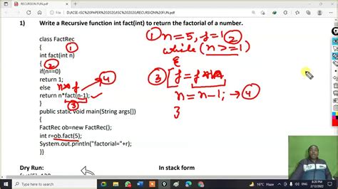11th Recursion Part 1 Youtube 11th Recursion Part 1 Youtube