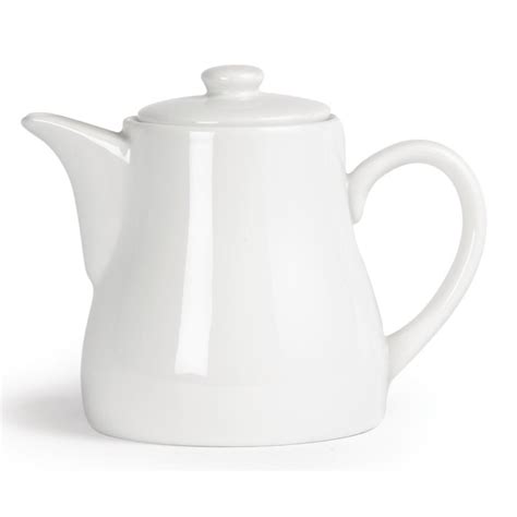 Olympia Whiteware U823 Teapots 795ml Pack Of 4 Catering Appliance