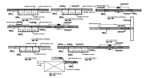 Typical Reinforcement Beam Section Details Are Given In This Autocad Dwg Drawing Download The