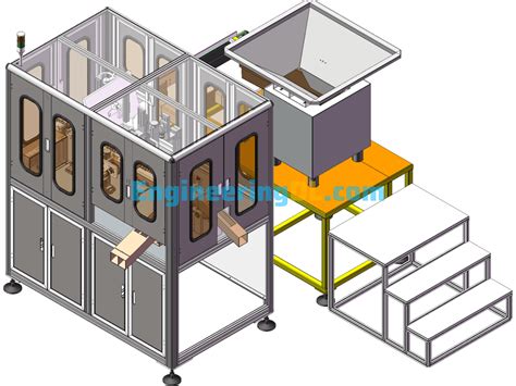 Automatic Catheter Inspection Machine 3d Digital Model Bom Design