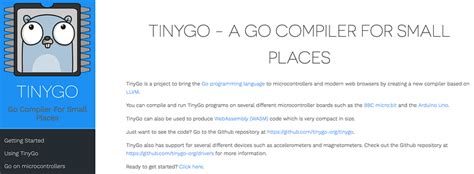 Golang And The Arduino