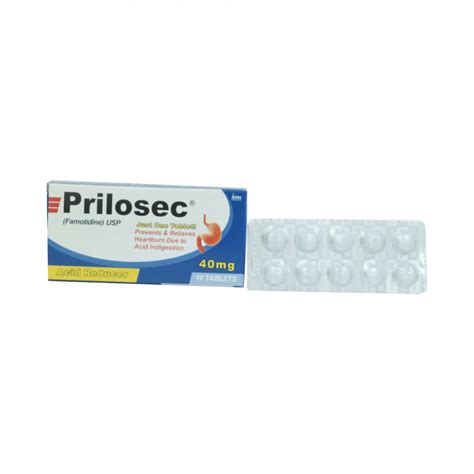 Tab Prilosec 40mg Aries Pharmaceuticals Pvt Ltd