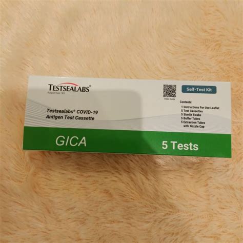 Jual Rapid Test Kit Antigen Test Cassette Testsealabs Covid 19 Isi 5 Tests Shopee Indonesia