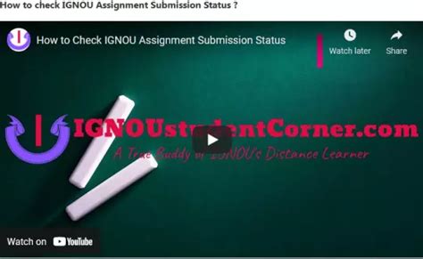 IGNOU Assignment Project Practical Status 2025