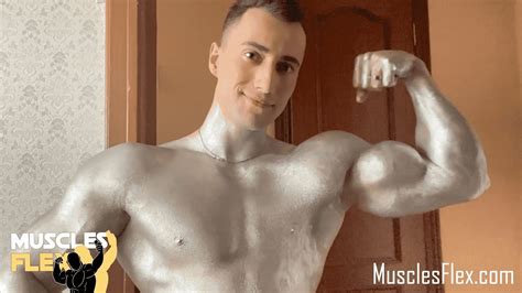 Russian Muscle God Oiled Up Muscle Flex In Jockstrap Youtube