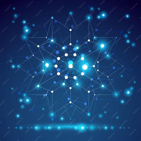 Premium Vector Vector Abstract 3d Wireframe Object Design Element Template For Technology