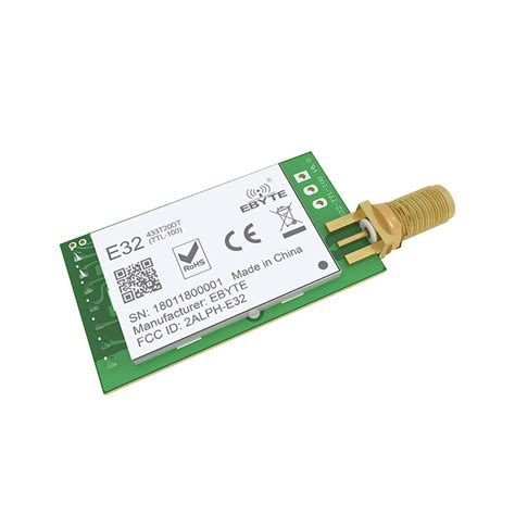 10ชิ้น Sx1278 Lora 433 Mhz โมดูลไร้สายตัวรับส่งสัญญาณ Iot E32 433t20d