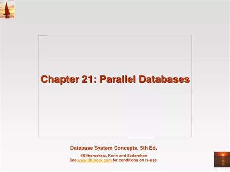 Ppt Chapter 21 Parallel Databases Powerpoint Presentation Free Download Id5386358