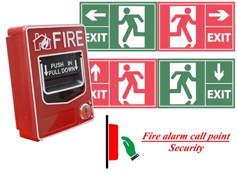 Manual Call Point Emergency Reset Button Fire Alarm Push Button Product