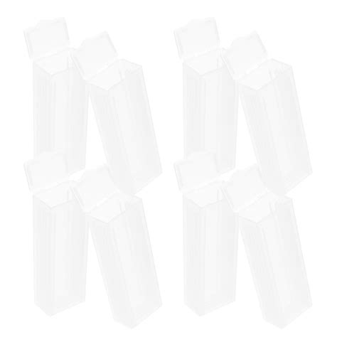 Mlins 10pcs Plastic Microscope Slide Storage Box Laboratory Slide