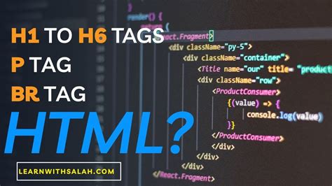 html heading tag paragraph tag br tag html for beginner