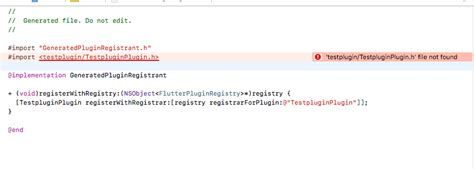 Unable To Run Plugin From Generated Flutter Create Templateplugin I Swift · Issue 21096
