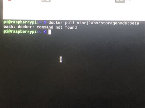 Docker Pull Command Not Working Troubleshooting Storj Community