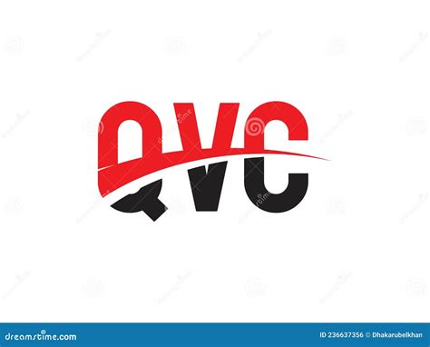 Qvc Letter Initial Logo Design Vector Illustration Stock Vector