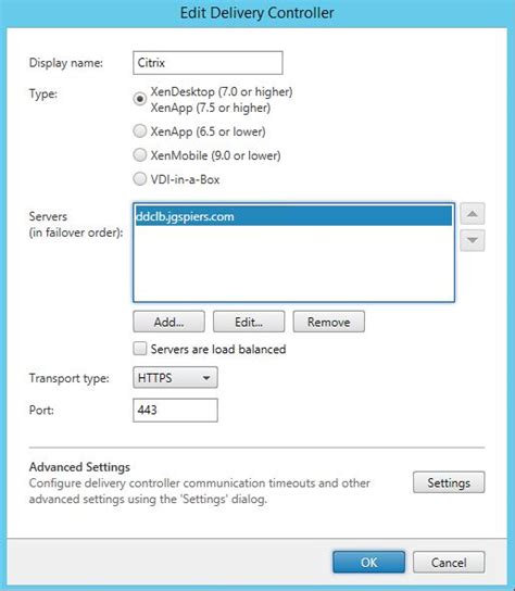 Load Balancing Citrix Delivery Controllers With Netscaler