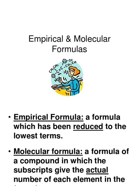Gen Chem 1 Empirical And Molecular Formulas Lesson 6 Pdf Formula