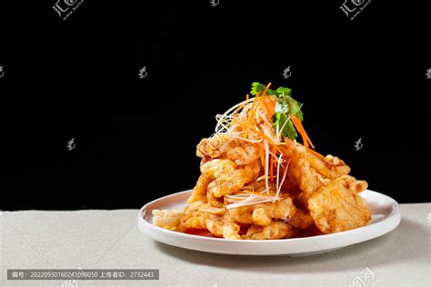 锅包肉 中国菜系 食品餐饮 摄影素材 汇图网www huitu