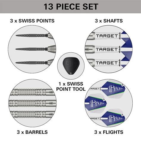 Target Shane Mcguirk World Champion 90 Tungsten Sp 23g Darts Set