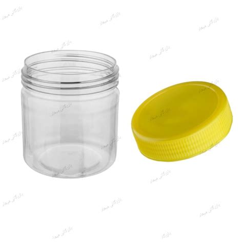 جار 250 سی سی بسته 100 عددی با درب فروش عمده جار پت پلاستیکی 250 گرمی